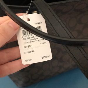 Coach | Bags | Coach Reversible Pvc Logo Tote | Poshmark